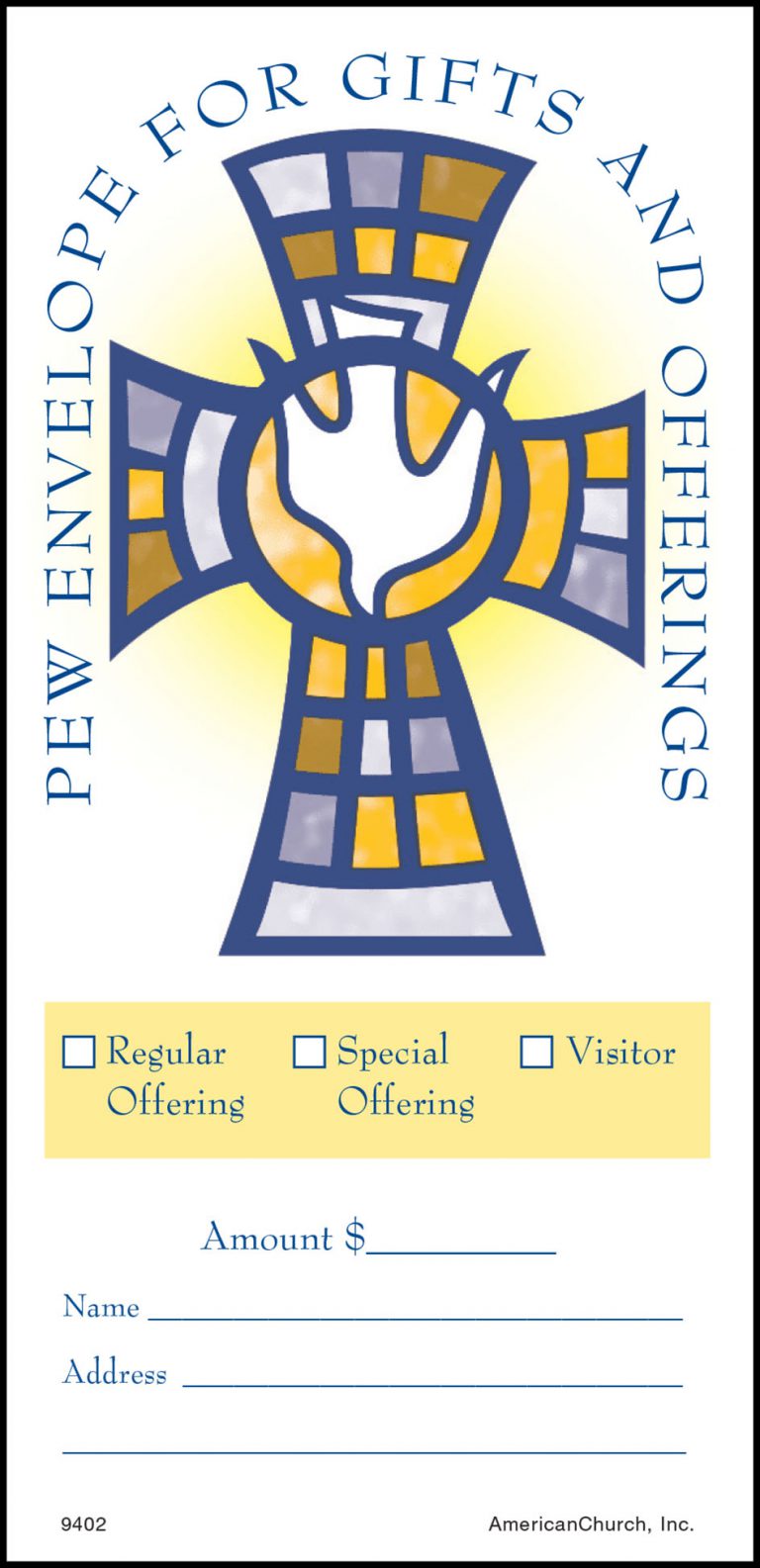 Stock Pew Envelopes – AmericanChurch, Inc.