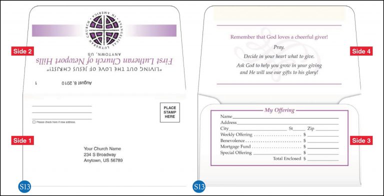 Remittance Envelope Examples – AmericanChurch, Inc.